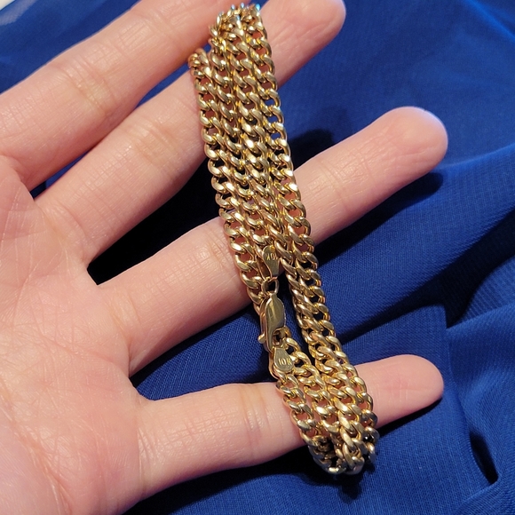 Jewelry | 1k Solid Gold Necklace | Poshmark